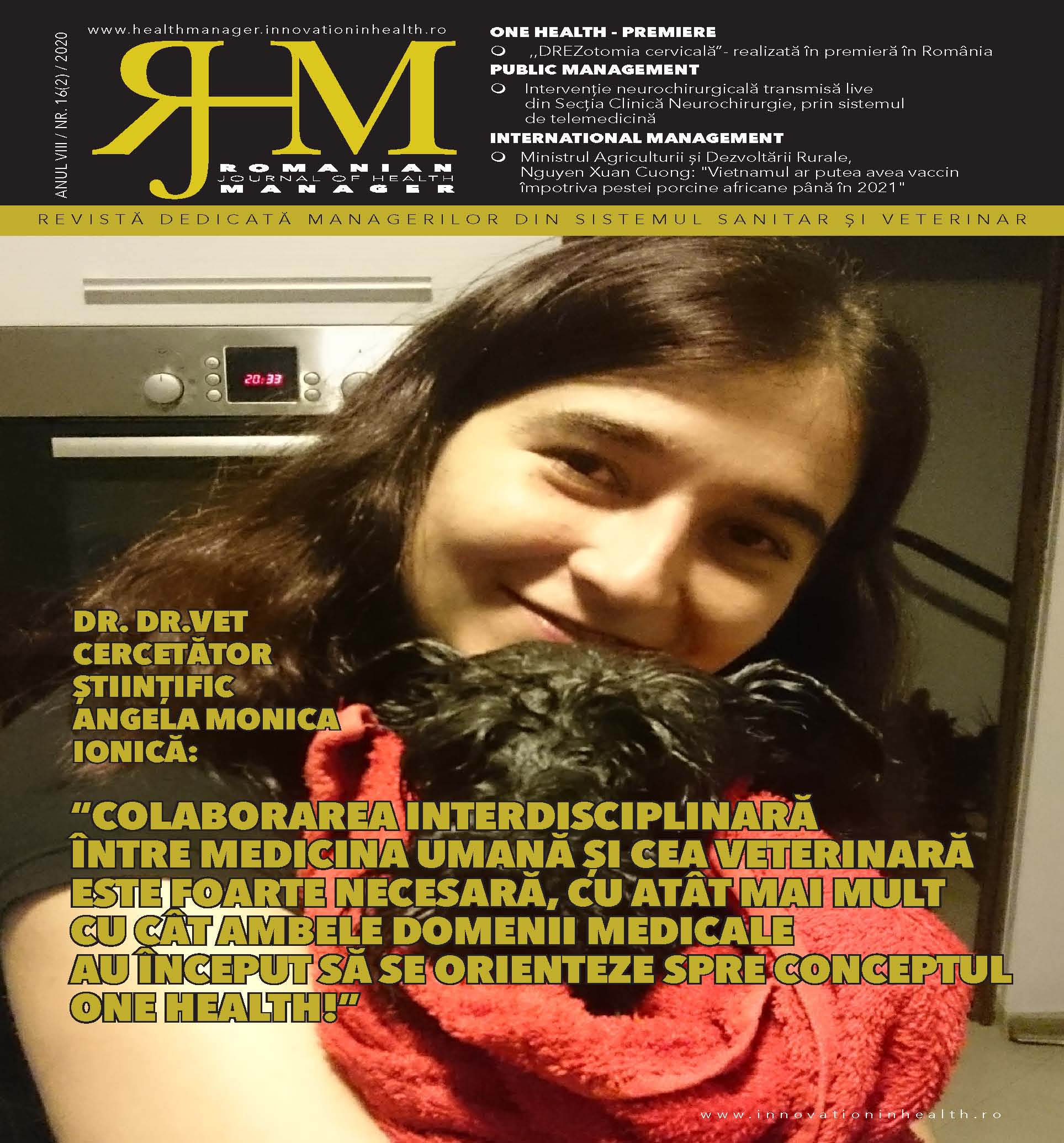 RJHM – Dedicated to Romanian managers who activate in health and ...